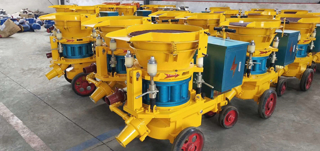 Mesin Semprot Gunite Beton Bawah Tanah Peralatan Shotcrete Diesel